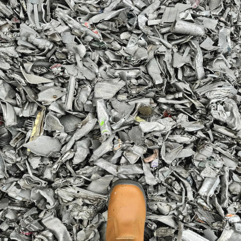 100 Tons Premium Aluminum Shredded USA | Low Impurity Aluminum Scrap ...